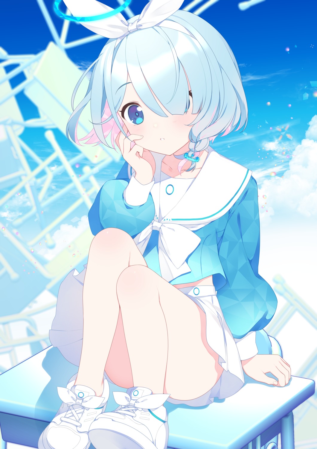 Alpha Blue Archive Arona Blue Archive Halo Seifuku 1066751 Yande Re